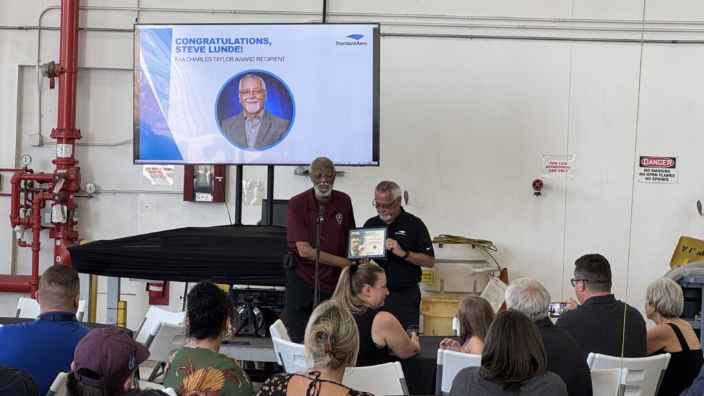 FAA Honors Former StandardAero Regional Sales Manager Steve Lunde with ...